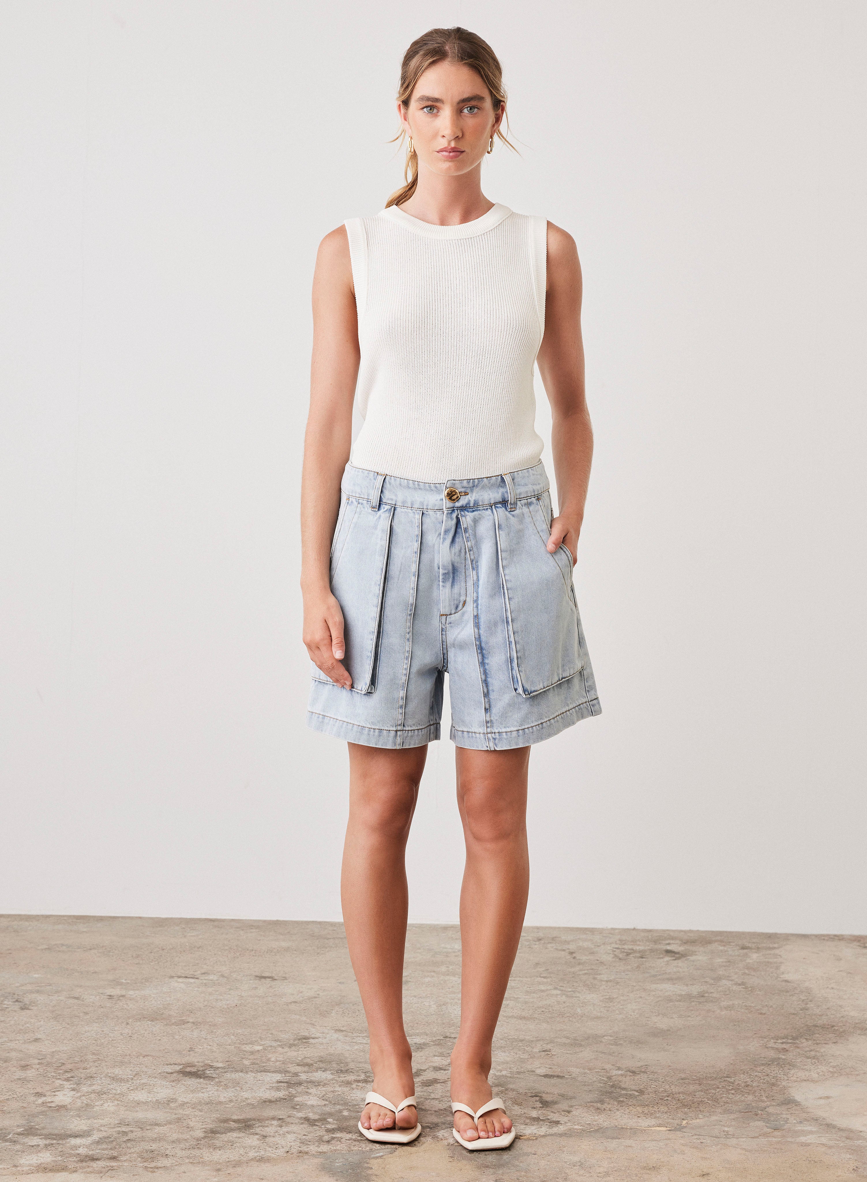 Riptide Denim Short – Esmaee