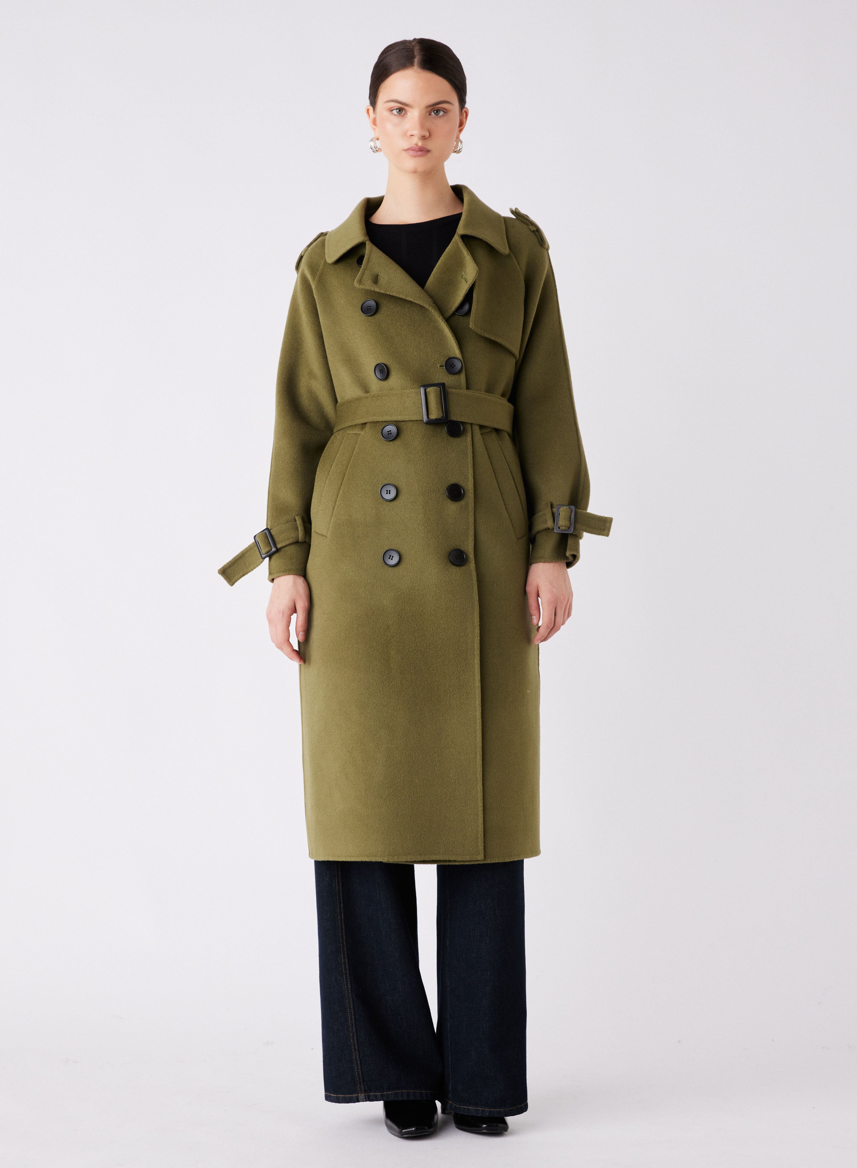 Virtual Trench Coat - Khaki – Esmaee