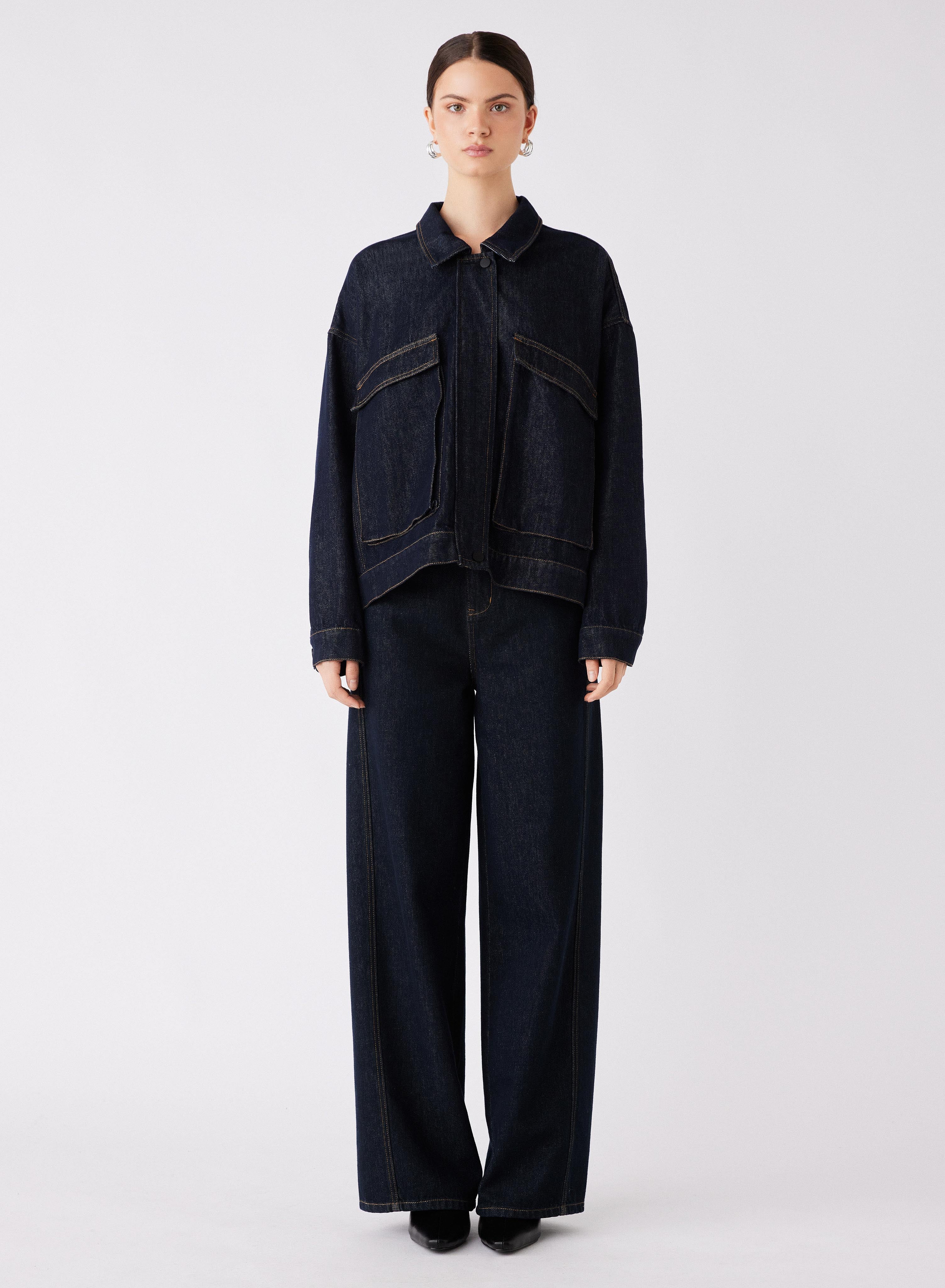 Central Denim Jacket – Esmaee